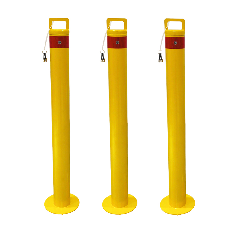 China Carbon Steel Removable Lockable Bollards Car Parking Divider ...